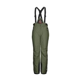 Killtec Jungen Skihose &raquo;KSW 214 BYS SKI PNTS&laquo; Wasserdichte, atmungsaktive Skihose mit verstellbarem Latz. gr&uuml;n 176, Normalgr&ouml;&szlig;en