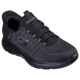 Skechers Herren Slip-On Sneaker &raquo;SUMMITS-KEY PACE&laquo; Slipper, Freizeitschuh, Halbschuh in veganer Verarbeitung schwarz 45