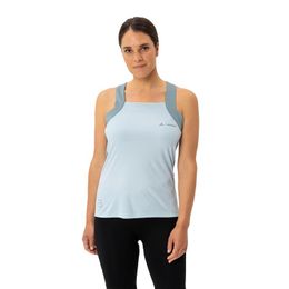 Vaude Damen Vaude Funktionstop &raquo;Women's Matera Top&laquo; f&uuml;r Radsport, mit zwei R&uuml;ckentaschen, schnelltrocknend blau