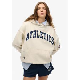 Superdry Damen Kapuzensweatshirt &raquo;ATH ESS RELAXED HOOD&laquo; beige XL