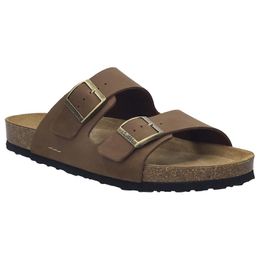 Josef Seibel Herren Pantolette &raquo;Josef 01&laquo; , Sommerschuh, Schlappen, Sandale mit softem Fu&szlig;bett braun 40