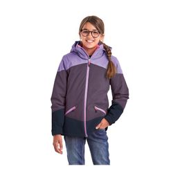 Killtec M&auml;dchen Outdoorjacke &raquo;KOW 195 GRLS JCKT&laquo; Wasserdichte Winterjacke mit Colourblock, verstellbaren Details lila 164