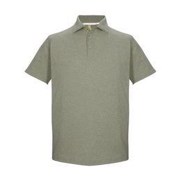 Killtec Herren Poloshirt &raquo;KOS 82 MN PLSHRT&laquo; Sportliches Herren Poloshirt mit Melange-Optik und Knopfleiste gr&uuml;n XL