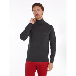 Tommy Hilfiger Herren Rollkragenpullover &raquo;PIMA ORG CTN CASHMERE ROLL NECK&laquo; grau M (48/50)