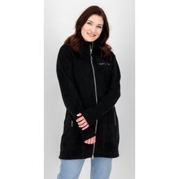 DEPROC Active Damen DEPROC Active Fleecejacke &raquo;WAWA PEAK&laquo; mit 2-Wege-Rei&szlig;verschluss schwarz 36 (S)