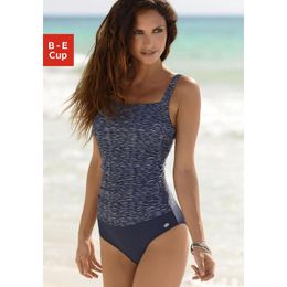 Kangaroos Damen Kangaroos Badeanzug Shaping-Einsatz vorn, Softcups, Unterbrustgummi, verstellbare Tr&auml;ger blau 38, Cup E