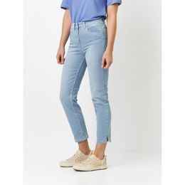 Toni Damen Toni 7/8-Jeans geschlitzt, mit Stretch blau 48, N-Gr