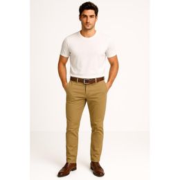 Jack & Jones Jack & Jones Herren Chinohose &raquo;JPSTMARCO FRANCO CHINO W BELT&laquo; braun 33, L&auml;nge 34