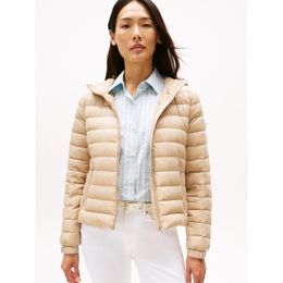 Tommy Hilfiger Damen Steppjacke &raquo;UL DOWN REG HOODED JACKET&laquo; mit Kapuze beige XS (34)