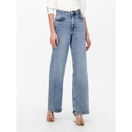 Only Damen Only &raquo;ONLJUICY HW WIDE LEG&laquo; blau 32, L&auml;nge 30