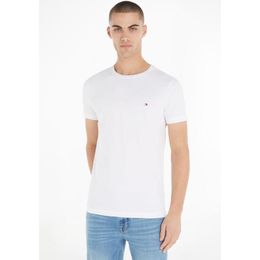 Tommy Hilfiger Herren T-Shirt &raquo;CORE STRETCH SLIM C-NECK TEE&laquo; wei&szlig; M
