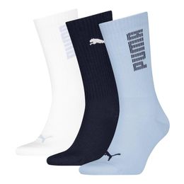 Puma Herren Puma Socken &raquo;Puma UNISEX RIB LOGO CREW SOCK&laquo; 3 Paar tlg. 43-46
