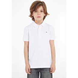 Tommy Hilfiger Jungen Poloshirt &raquo;BOYS TOMMY POLO&laquo; Kinder Kids Junior MiniMe,f&uuml;r Jungen wei&szlig; 6/116