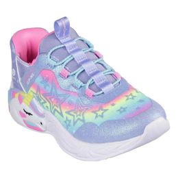 Skechers M&auml;dchen Slip-On Sneaker &raquo;UNICORN DREAMS LIGHTS&laquo; Glitzer,-Blinkschuh zum Schlupfen, Gr&ouml;&szlig;enschablone zum Download bunt 33