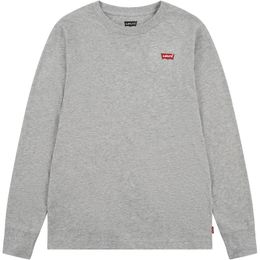 Levi's Kids Jungen Levi's Kids Langarmshirt &raquo;LVB LS GRAPHIC TEE SHIRT&laquo; mit Logo Stickerei for BOYS grau 8 (128)