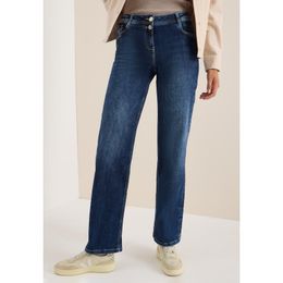 Cecil Damen Weite Jeans &raquo;Style NEELE&laquo; mit Stretch blau 31, L&auml;nge 30