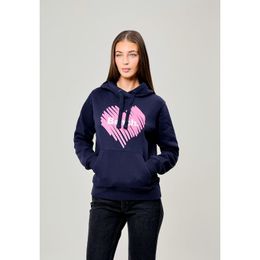 Bench. Damen Kapuzensweatshirt &raquo;MIAO_HOODY&laquo; blau 40