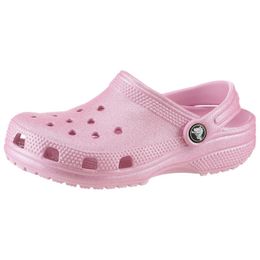 Crocs M&auml;dchen Clog &raquo;Classic K&laquo; Sommerschuh, Hausschuh, Badeschuh mit schwenkbarem Fersenriemchen rosa 34