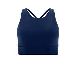 WINSHAPE Damen Sport-Bustier &raquo;Functional Comfort Sport-BH SB103C&laquo; mit R&uuml;cken-Applikation blau S