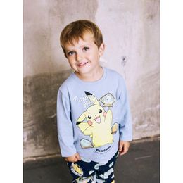 name it Jungen Langarmshirt &raquo;NMMJUMBO POKEMON NREG LS TOP BOX SKY&laquo; blau 92