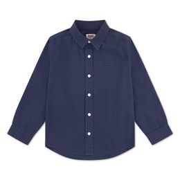 Levi's Kids Kinder Levi's Kids Langarmhemd &raquo;BATTERY HOUSEMARK SHIRT&laquo; mit Kentkragen blau 6 (116), N-Gr