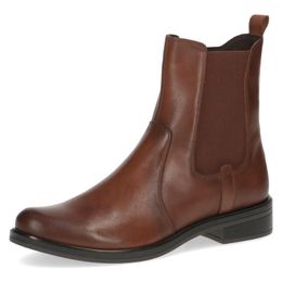 Caprice Damen Chelseaboots , Stiefelette, Businessschuh in klassischer Optik braun 36