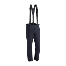 Maier Sports Herren Skihose &raquo;Anton slim&laquo; Herren Schneehose mit Hosentr&auml;gern, wind/wasserdicht, Slim Fit blau 46, Normalgr&ouml;&szlig;en