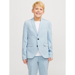 Jack & Jones Jack & Jones Junior Kinder Sakko &raquo;JPRSOLAR stylisch, elastisch, pflegeleicht&laquo; unifarben, modisch, slim fit, Reverskragen blau 176