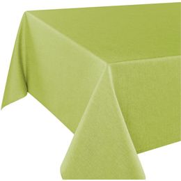 Delindo Lifestyle Tischdecke &raquo;WIEN&laquo; Fleckabweisend, pflegeleicht, 180 g/m&sup2; gr&uuml;n Polyester