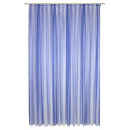 WIRTH Gardine &raquo;Eloise&laquo; Faltenband 1 Stk. tlg. Store blau Polyester