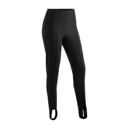 Maier Sports Damen Skihose &raquo;Sonja&laquo; Slim Fit Steghose, elastisch, femininer Schnitt schwarz 20, Kurzgr&ouml;&szlig;en