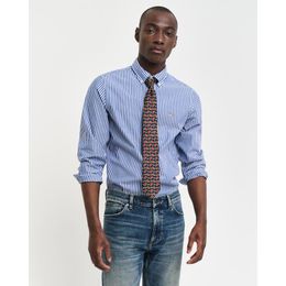 Gant Herren Langarmhemd &raquo;SLIM POPLIN STRIPE SHIRT&laquo; blau M, N-Gr