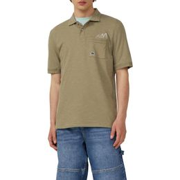 s.Oliver Herren s.Oliver Poloshirt mit Stickereien gr&uuml;n L