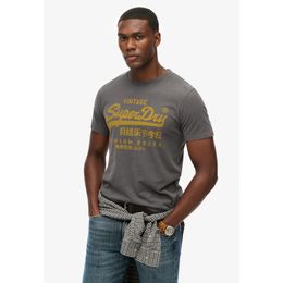 Superdry Herren Rundhalsshirt &raquo;VL CLASSIC TEE&laquo; schwarz S