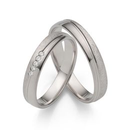 Firetti Kinder Trauring &raquo;Schmuck Geschenk Hochzeit Ehering "LIEBE"&laquo; Made in Germany - wahlweise mit oder ohne Zirkonia (synth.) silber