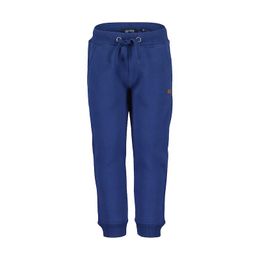 Blue Seven Jungen Sweathose im Basic-Look mit B&uuml;ndchen am Bein blau 98, N-Gr