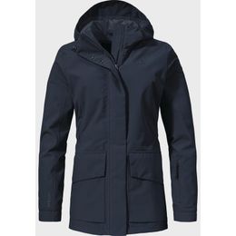 Sch&ouml;ffel Sch&ouml;ffel Damen Outdoorjacke &raquo;Jacket Geneva L&laquo; mit Kapuze blau 40