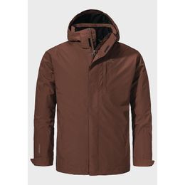Sch&ouml;ffel Sch&ouml;ffel Herren Doppeljacke &raquo;Hiking 3in1 Jacket Style Tamina MNS&laquo; ohne Kapuze braun 48
