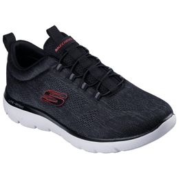 Skechers Herren Slip-On Sneaker &raquo;SUMMITS&laquo; Freizeitschuh, Slipper, Komfortschuh mit elastischer Bungee-Schn&uuml;rung 40