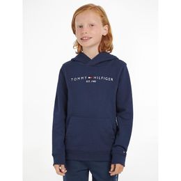 Tommy Hilfiger Jungen Kapuzensweatshirt &raquo;ESSENTIAL HOODIE&laquo;, Kinder Kids Junior MiniMe,f&uuml;r Jungen und M&auml;dchen blau 3/98