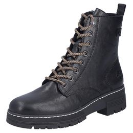 Rieker Damen Schn&uuml;rstiefelette Schn&uuml;rboots, Plateauboots, Profilsohle, mit Innenrei&szlig;verschluss 41