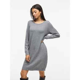 Vila Damen Strickkleid &raquo;VIRIL L/S KNIT DRESS - NOOS&laquo; grau XS, N-Gr
