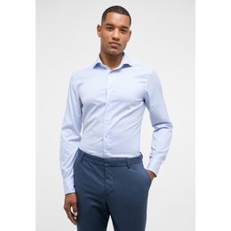Eterna Herren Langarmhemd &raquo;SLIM FIT&laquo; EASY IRON (b&uuml;gelleicht) blau 38, Normalgr&ouml;&szlig;en