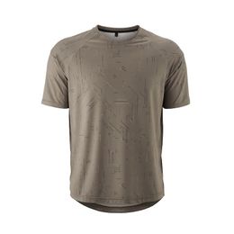 Gonso Herren Radtrikot &raquo;Trail Jersey M&laquo; Herren Fahrradtrikot kurzarm, l&auml;ssiges MTB-Shirt, Quick-Dry, Loose fit grau S