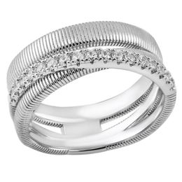 Firetti Damen Fingerring &raquo;Schmuck Geschenk Silber 925 Damenring Ring&laquo; mit Zirkonia (synth.)