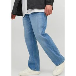 Jack & Jones PlusSize Jack & Jones Plussize Herren Jack & Jones PlusSize Tapered-fit-Jeans &raquo;MIKE ORIGINAL&laquo; Bis Weite 48 blau 48, L&auml;nge 34