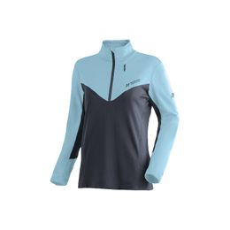 Maier Sports Damen Rollkragenpullover &raquo;Evii&laquo; Damen Midlayer, warmes und schnelltrocknendes Fleece blau 40