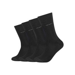 Camano Herren Socken &raquo;ca-soft&laquo; 4 Paar, mit verst&auml;rktem Fersen- und Zehenbereich schwarz 35-38