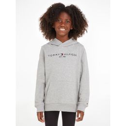 Tommy Hilfiger Jungen Kapuzensweatshirt &raquo;ESSENTIAL HOODIE&laquo;, f&uuml;r Jungen und M&auml;dchen grau 10/140