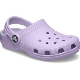 Crocs M&auml;dchen Clog &raquo;Classic K&laquo; Sommerschuh, Hausschuh, Badeschuh mit schwenkbarem Fersenriemchen lila 34